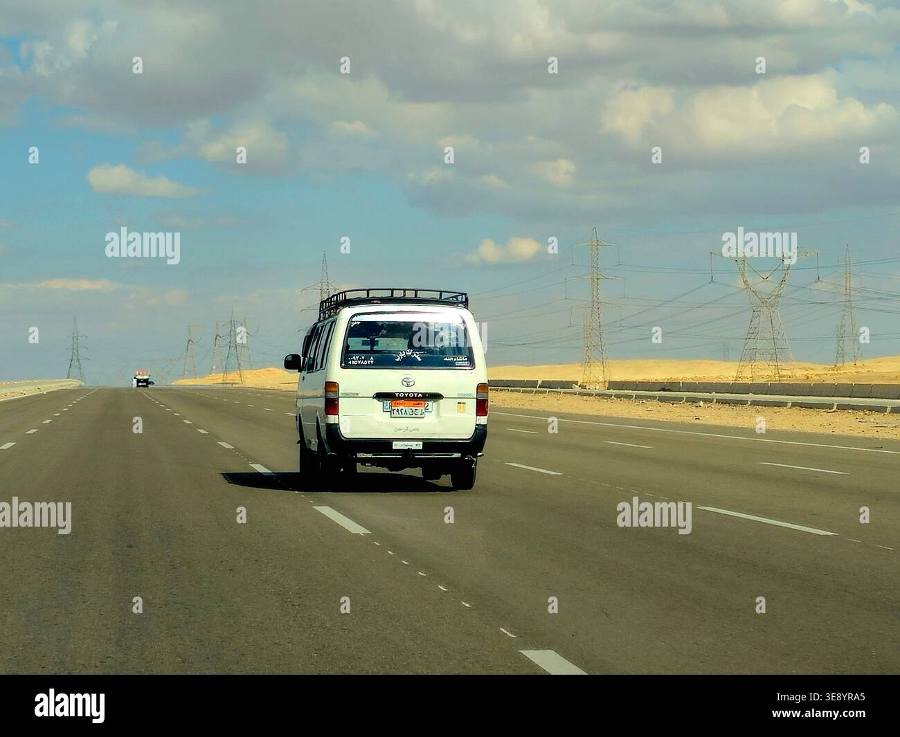 Cairo, Egypt, February 28 2026: Toyota HiAce, a popular minibus ...