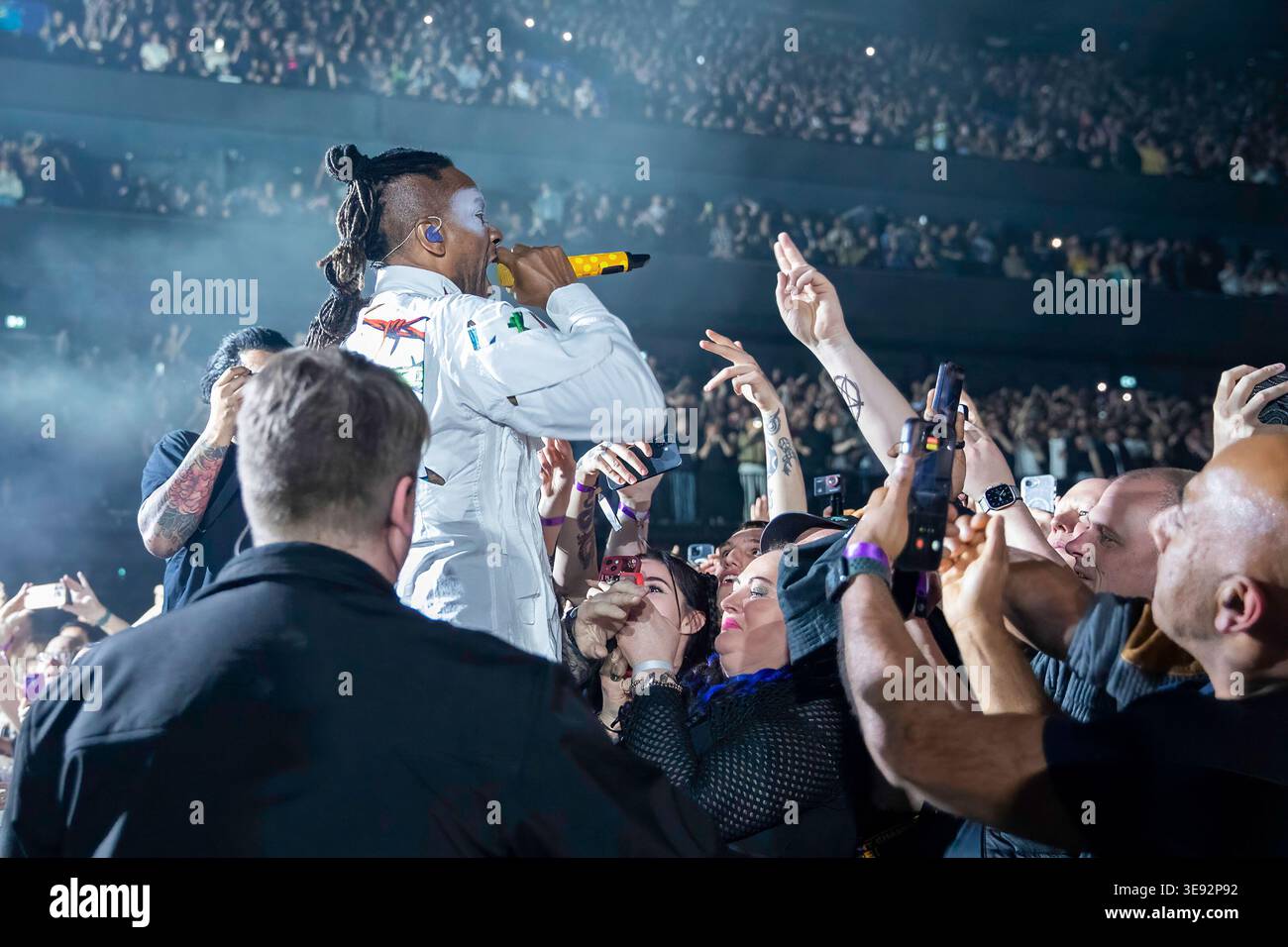Manchester, England, 16th April, 2026. The Prodigy playing the Co-op ...