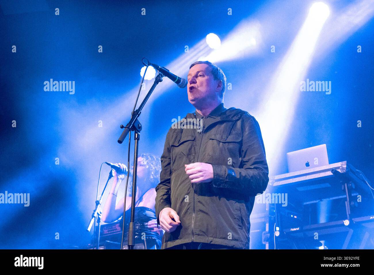 Peter Hooton of The Farm at Barrowland in Glasgow Thursday 16th April ...