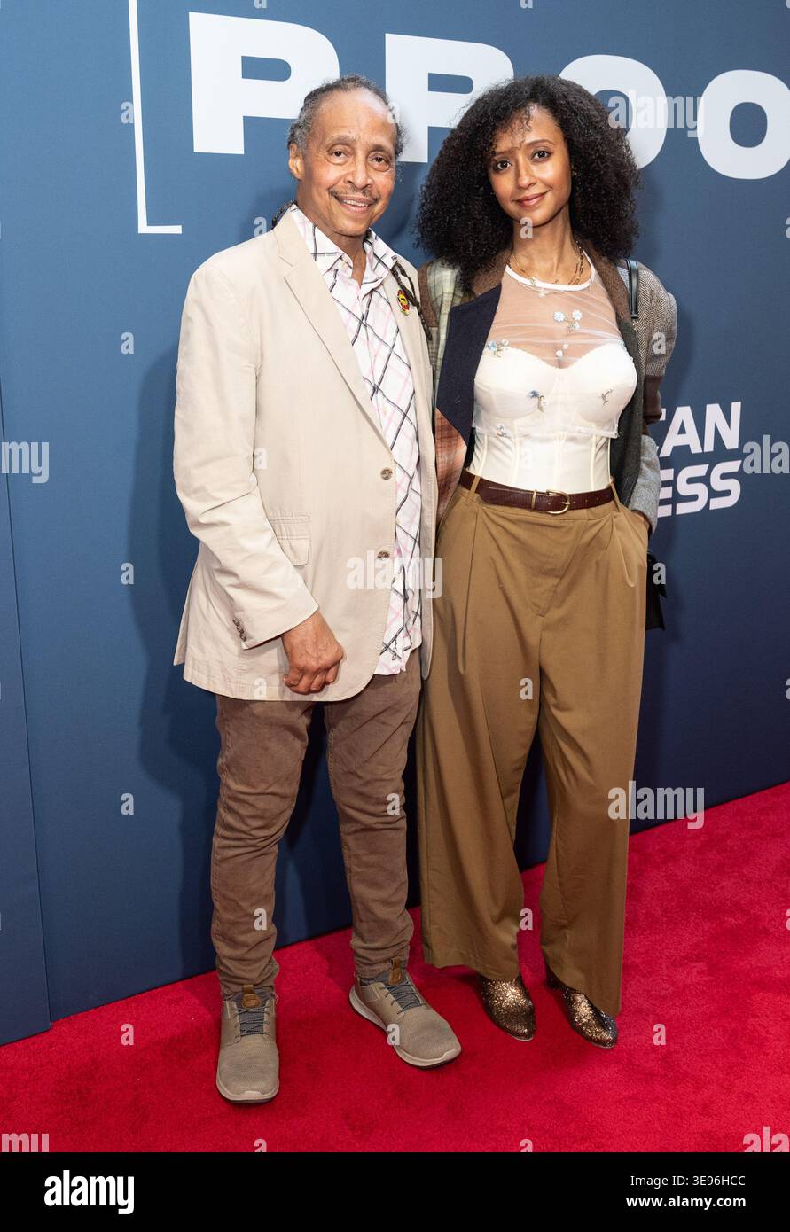 Jamal Joseph and Jindai Joseph attend opening night for Broadway 'Proof ...