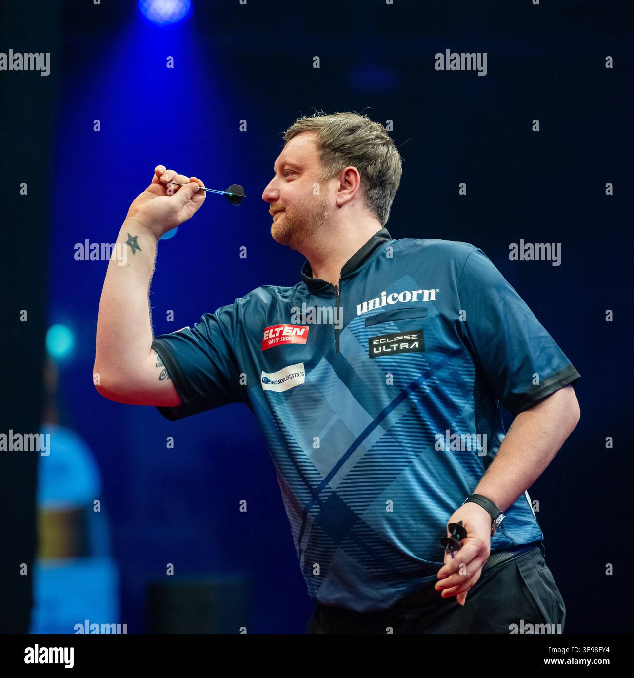 Cameron Menzies (SCO) GER, PDC European Darts Grand Prix 2026 ...