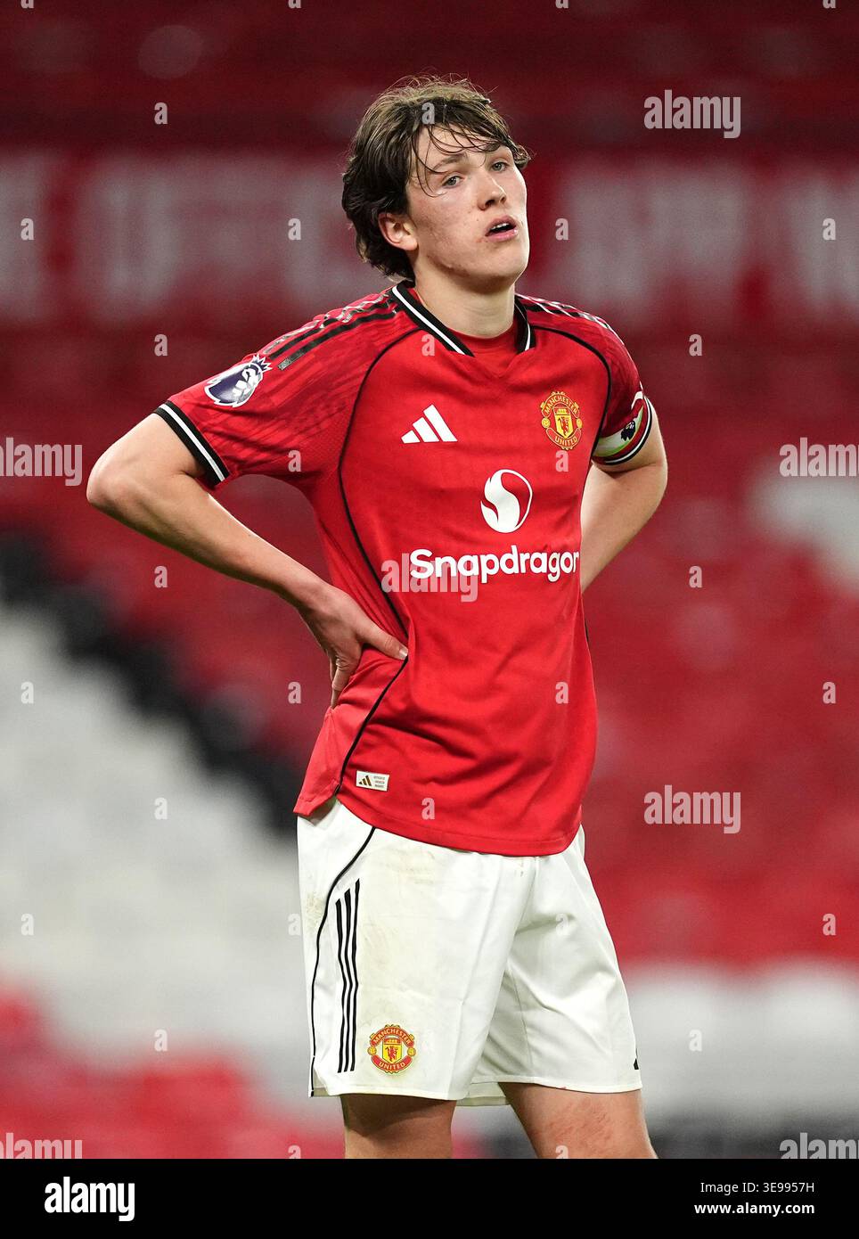 Manchester United's Daniel Armer during the FA Youth Cup semi-final ...