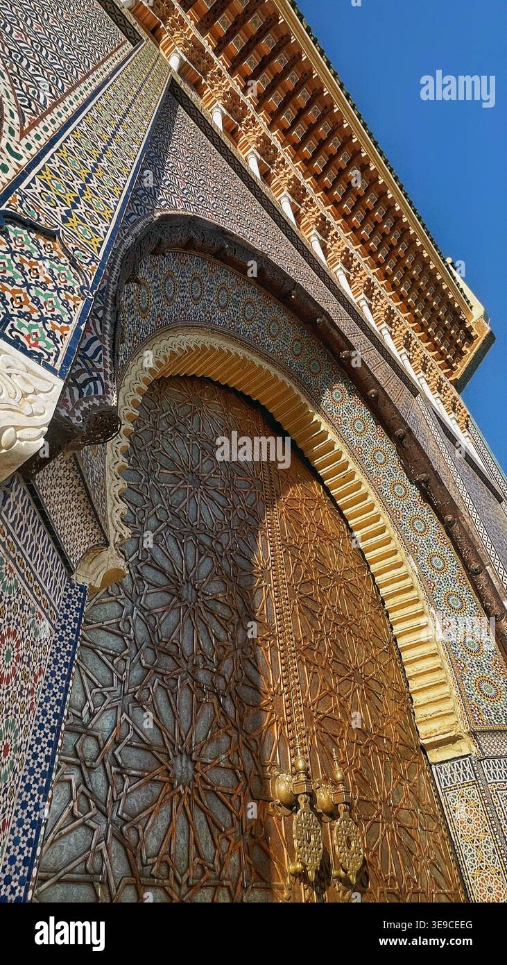 The Royal Palace Of Fez Dar Al Makhzen Is One Of Moroccos Most