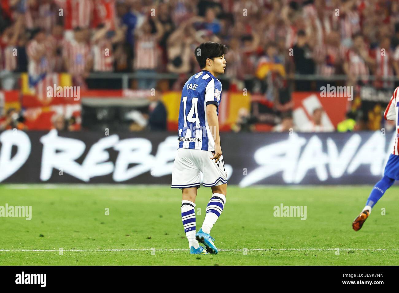 Sevilla, Spain. 18th Apr, 2026. Takefusa Kubo (Sociedad) Football ...