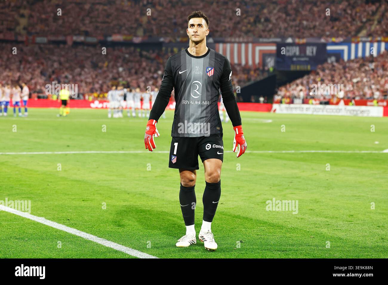 Sevilla, Spain. 18th Apr, 2026. Juan Musso (Atletico) Football/Soccer ...