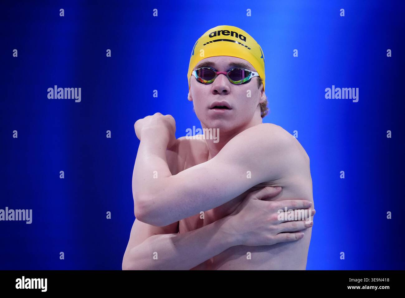 Gabriel Shepherd during the Men's 200m Freestyle Heat 10 on day six of ...