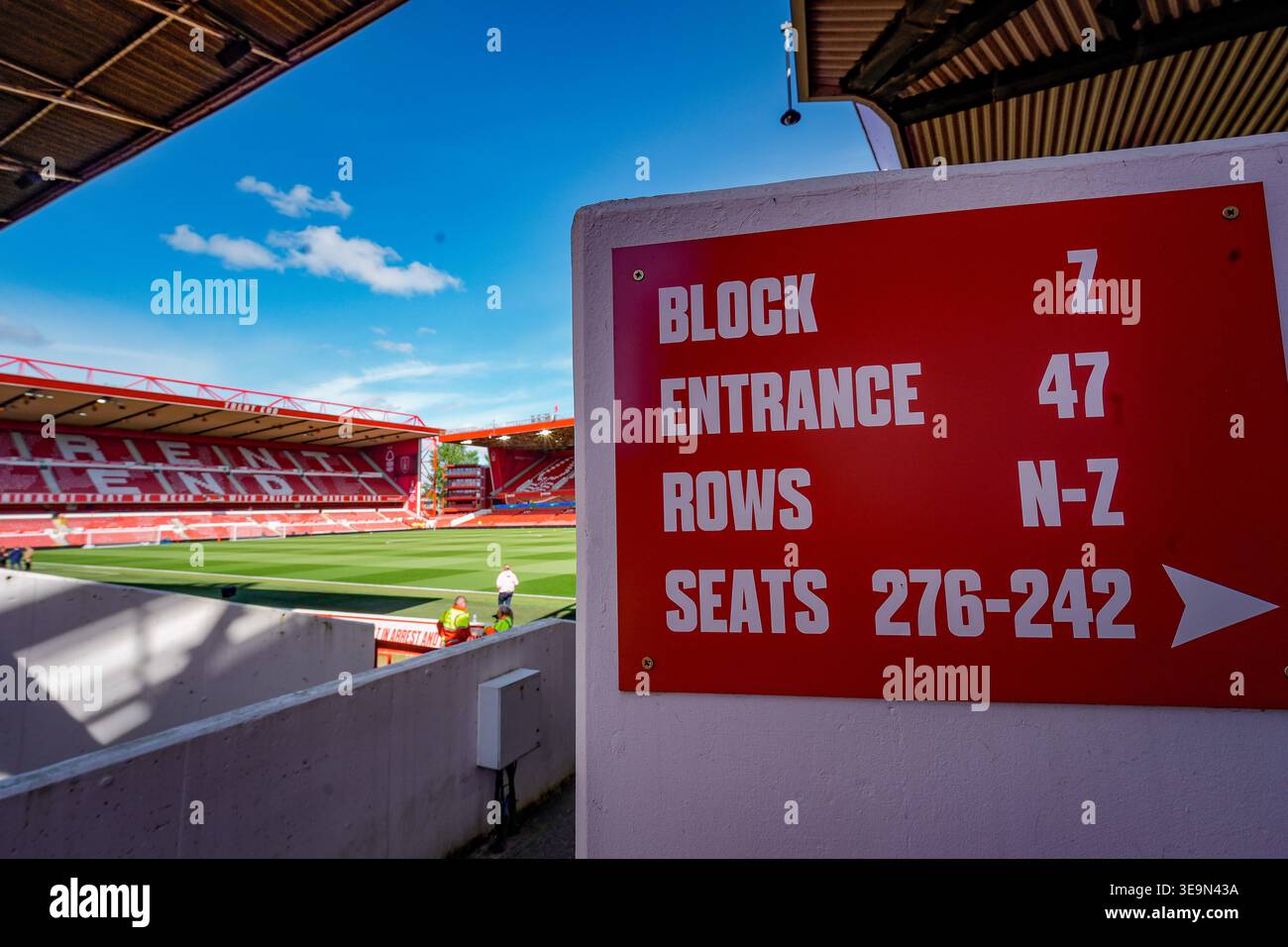 A general view of the pitch and stands during the Premier League match ...