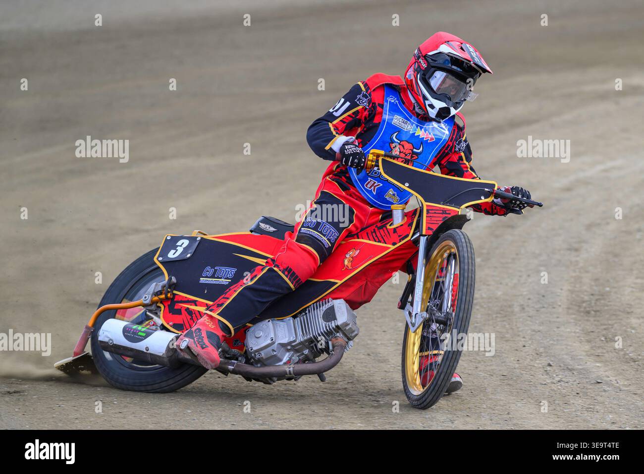 Luke Harris of Buxton Bulls in action during the Challenge match ...