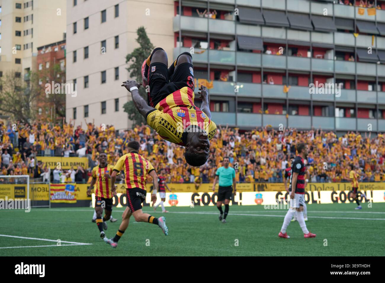 Barcelona, Spain. 19th Apr, 2026. Marcos Mendes professional soccer ...