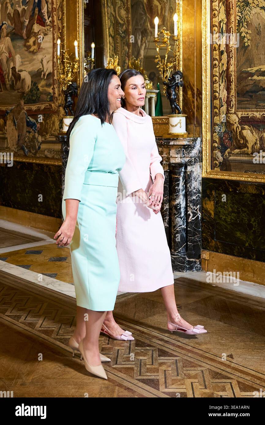Queen Letizia of Spain, Margarida Maldonado Freitas attends lunch to ...