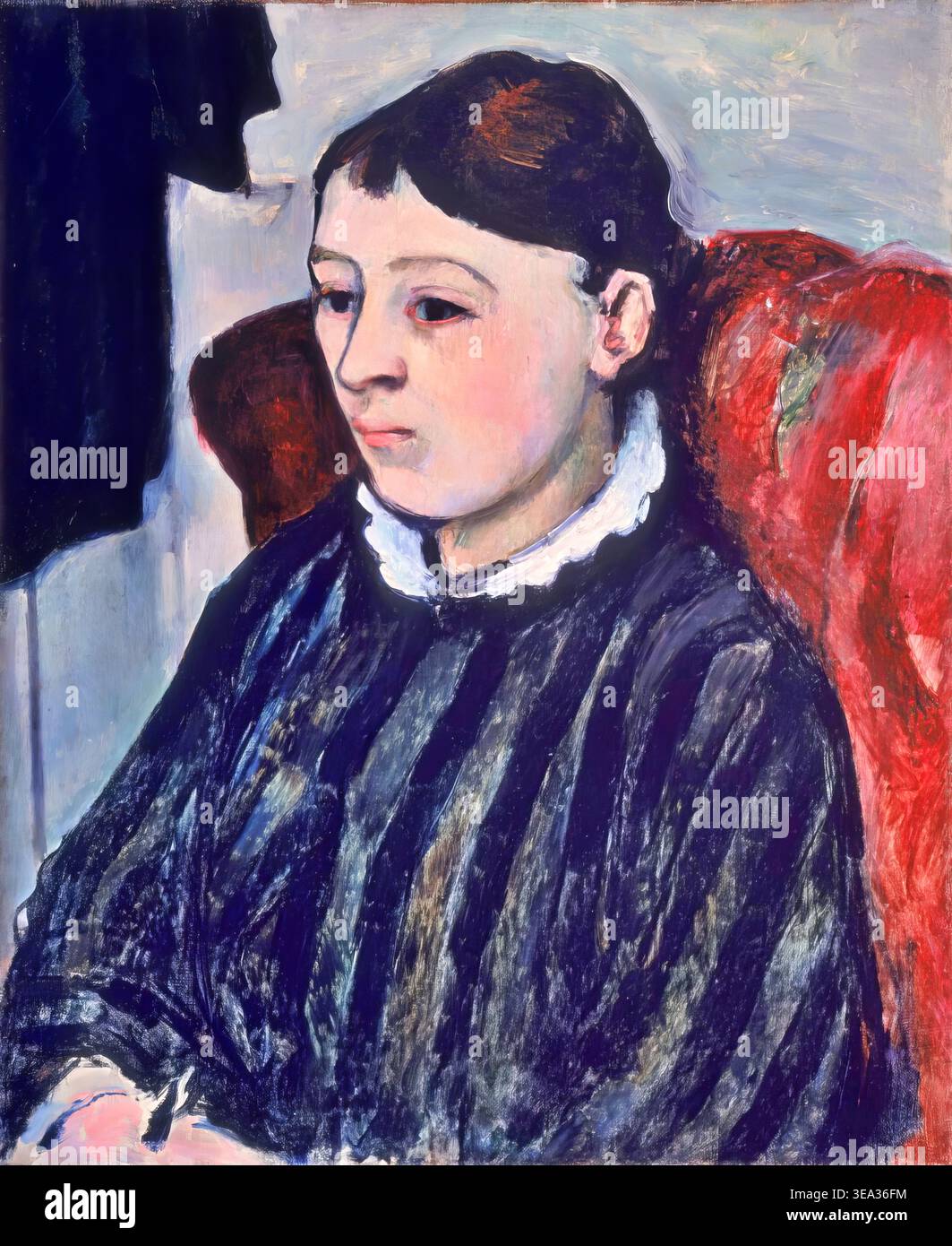 Paul Cézanne – Madame Cézanne (Madame Cézanne), c. 1883–1885 – Post ...