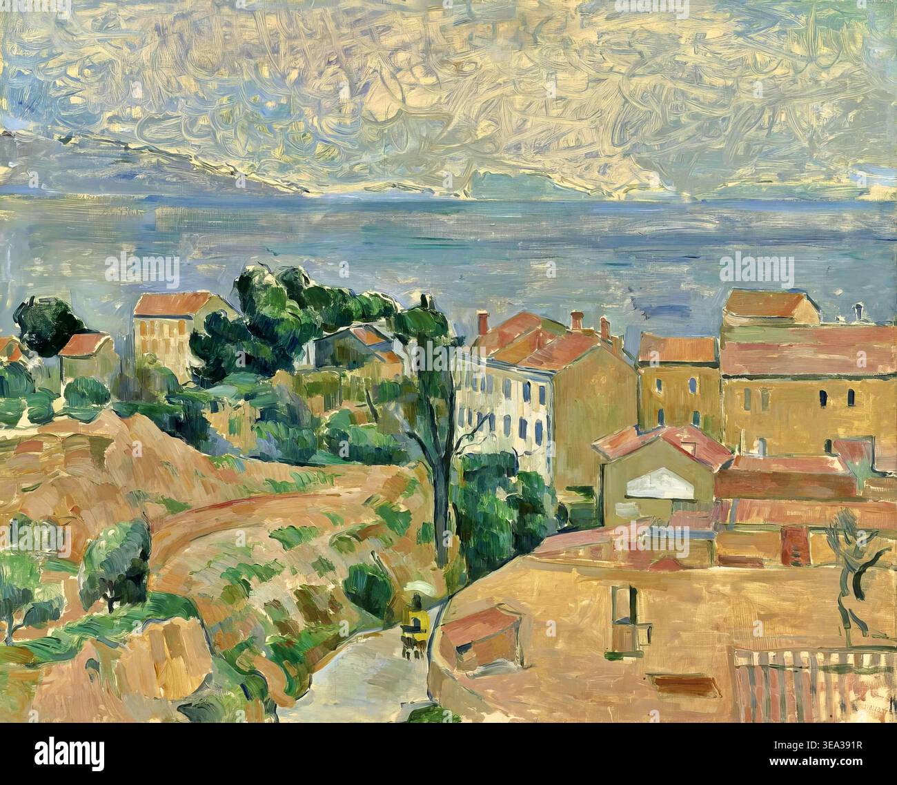 Paul Cézanne – View of L’Estaque (Gegend bei Marseille), c. 1879 – Post ...