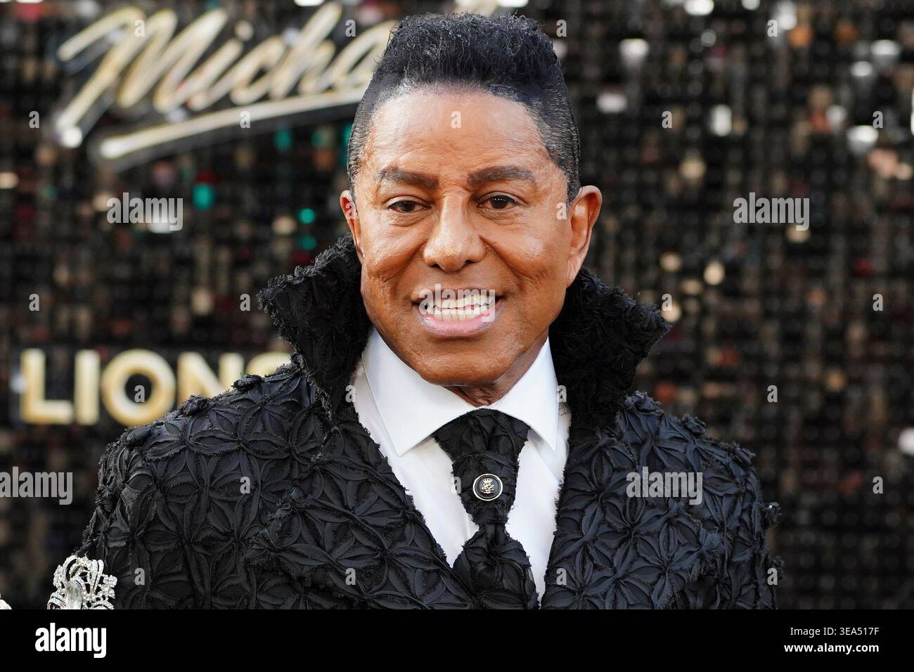 Jermaine Jackson arrives at the premiere of "Michael" on Monday, April ...