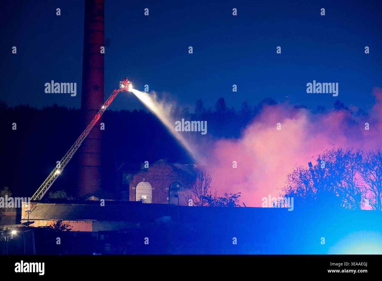 Radcliffe, Bury, UK, 21 April, 2026. Greater Manchester Fire and Rescue ...