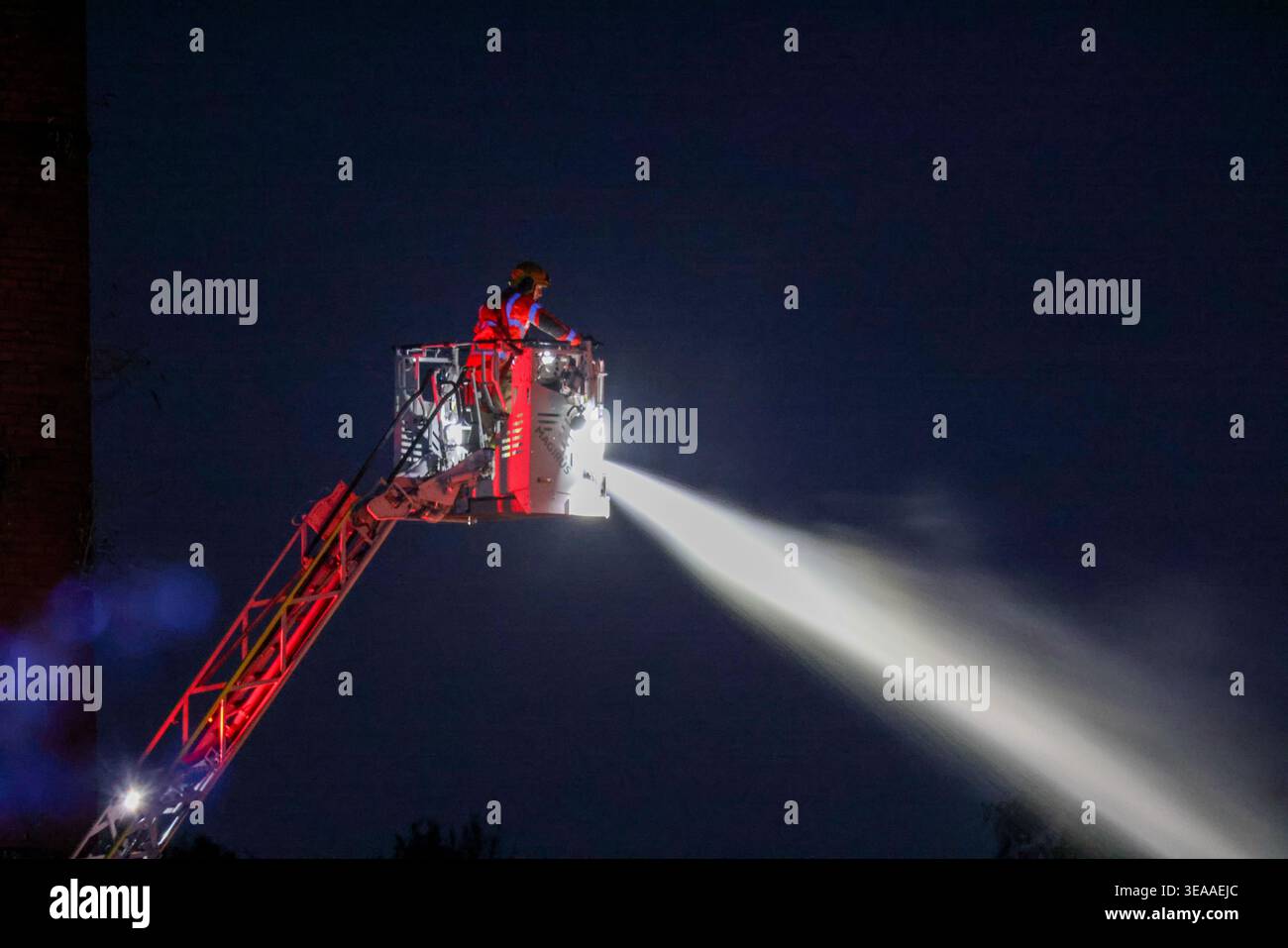Radcliffe, Bury, UK, 21 April, 2026. Greater Manchester Fire and Rescue ...