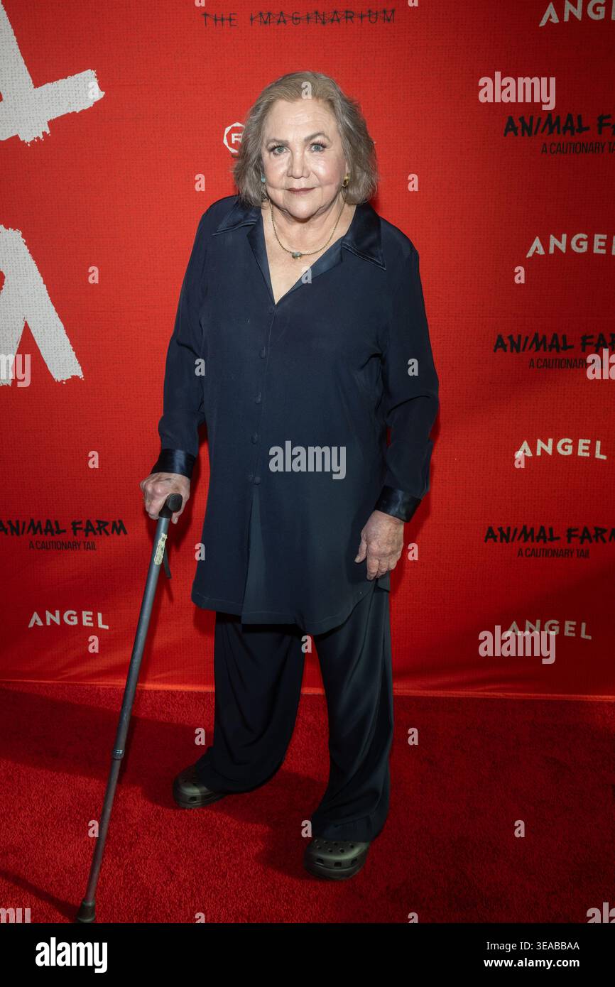 NEW YORK, NEW YORK - APRIL 21: Kathleen Turner attends the "Animal Farm ...