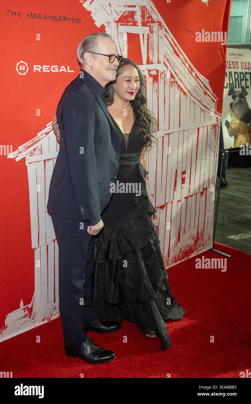 NEW YORK, NEW YORK - APRIL 21: (L-R) Steve Buscemi and Karen Ho attend ...