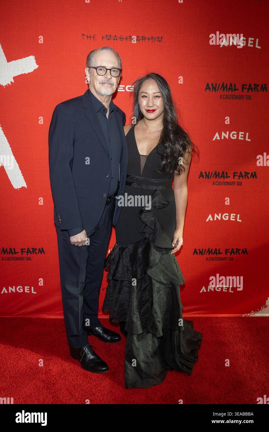 NEW YORK, NEW YORK - APRIL 21: (L-R) Steve Buscemi and Karen Ho attend ...