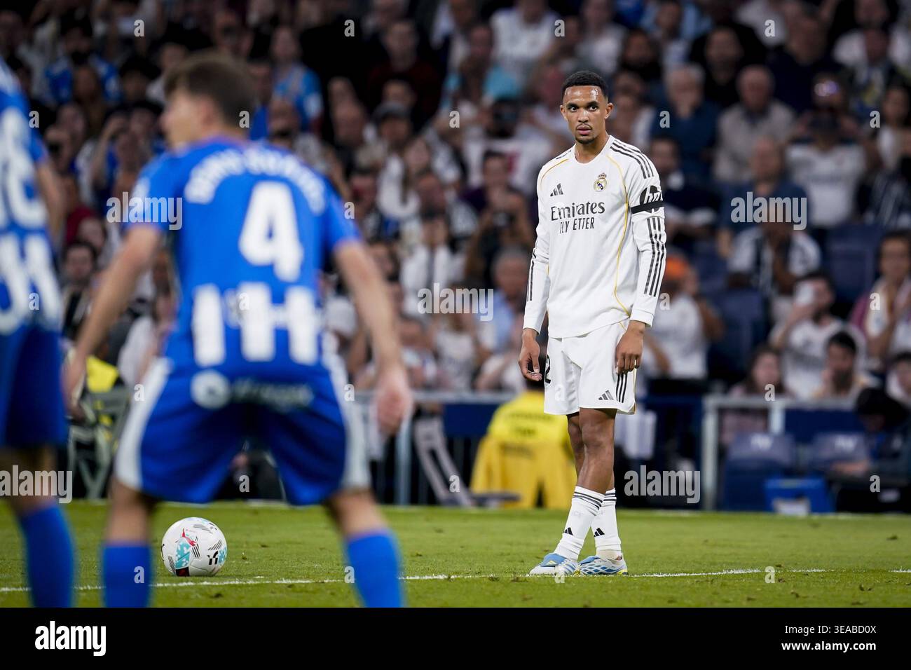 Trent Alexander-Arnold of Real Madrid during the Spanish championship ...