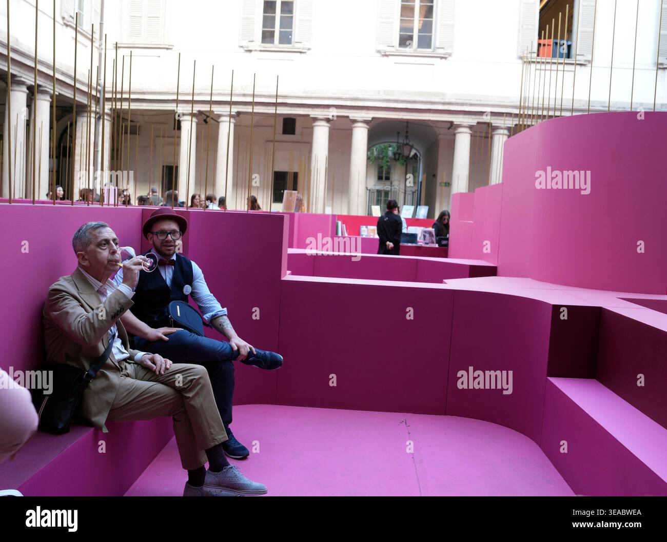 Milan, Installations at Villa Litta in Corso Magenta for Milan Design ...