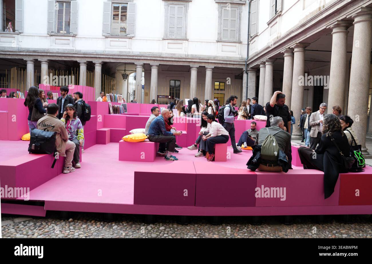 Milan, Installations at Villa Litta in Corso Magenta for Milan Design ...