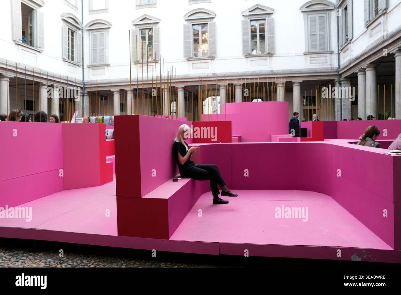 Milan, Installations at Villa Litta in Corso Magenta for Milan Design ...