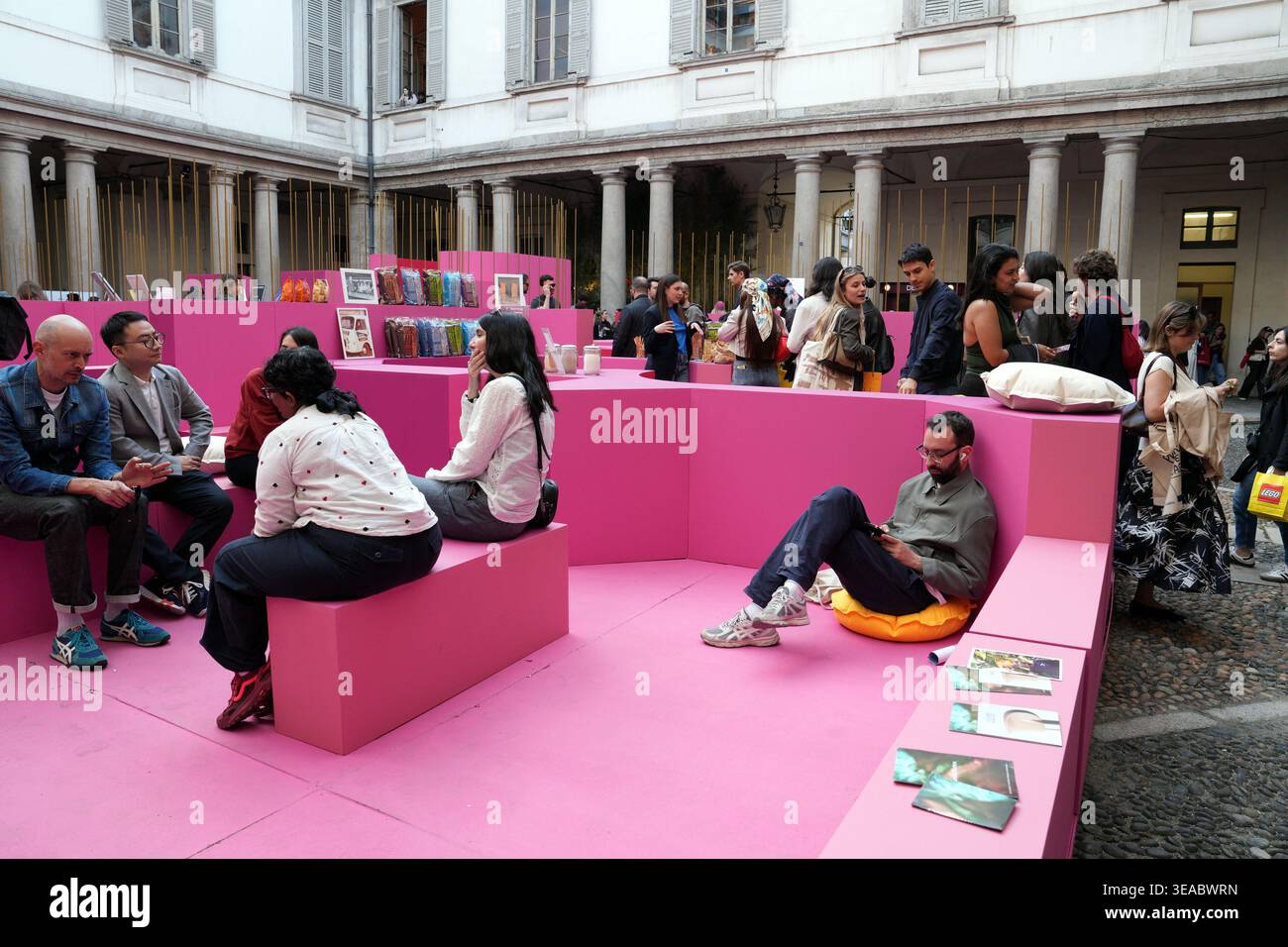 Milan, Installations at Villa Litta in Corso Magenta for Milan Design ...