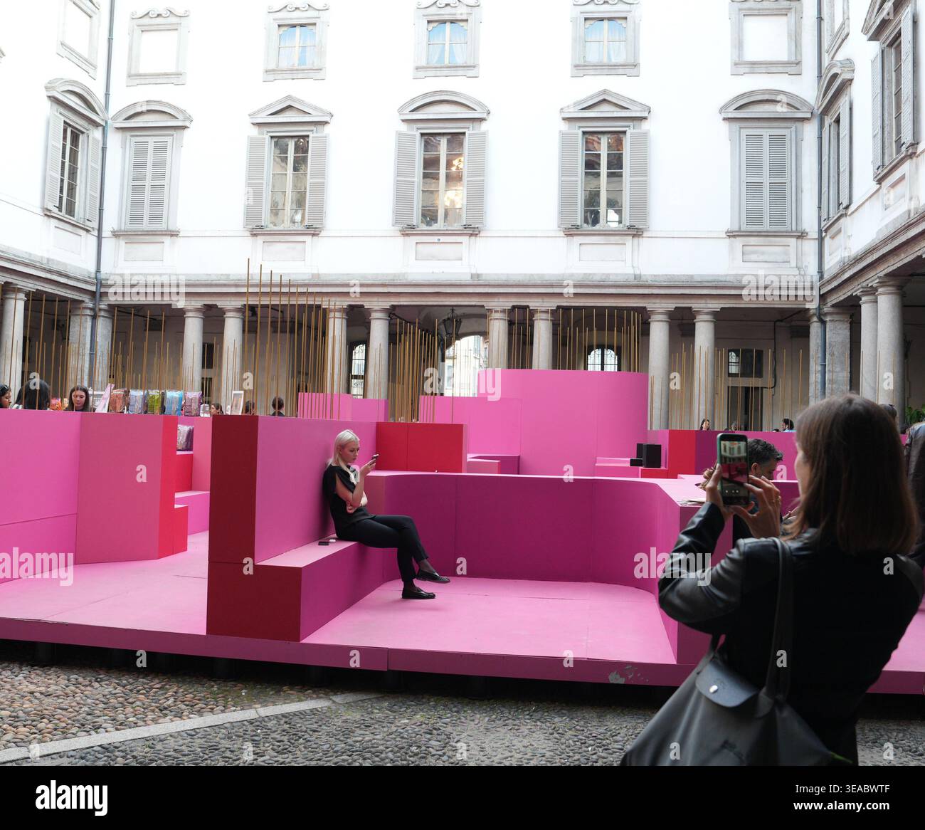 Milan, Installations at Villa Litta in Corso Magenta for Milan Design ...