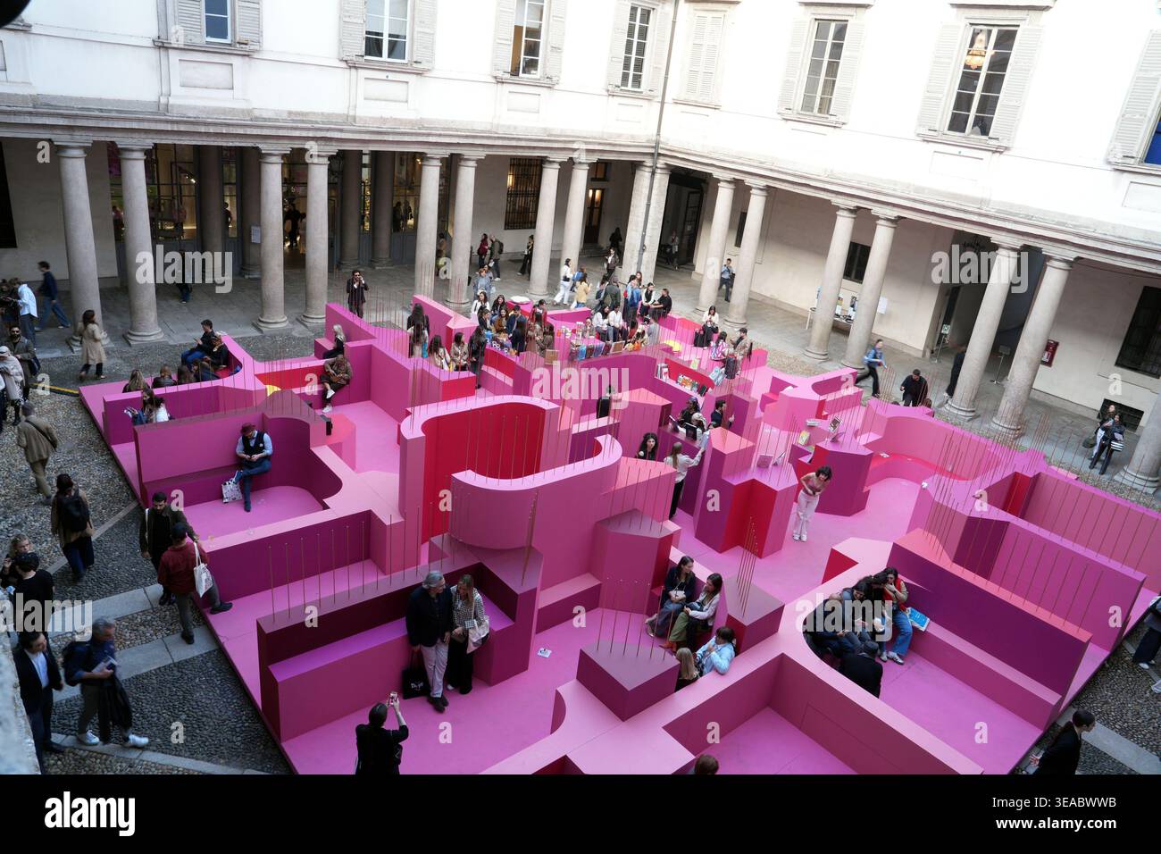 Milan, Installations at Villa Litta in Corso Magenta for Milan Design ...