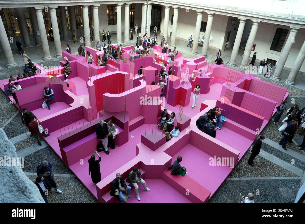 Milan, Installations at Villa Litta in Corso Magenta for Milan Design ...