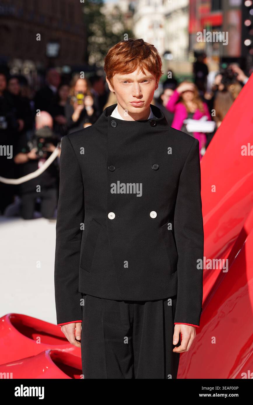 Calum Harper attending the Devil Wears Prada 2 European premiere at ...
