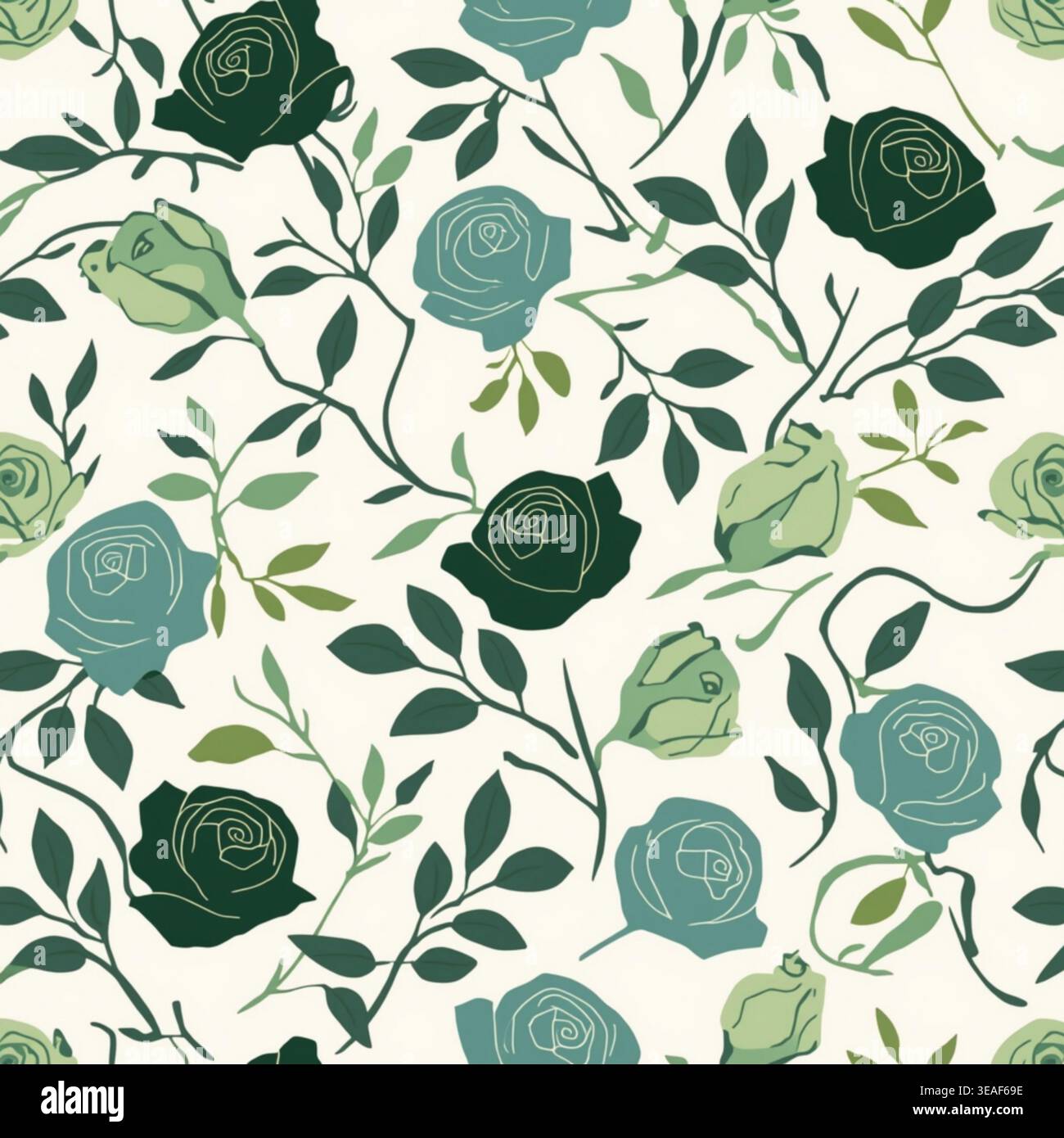 Purple floral seamless pattern hi-res stock photography and images - Alamy