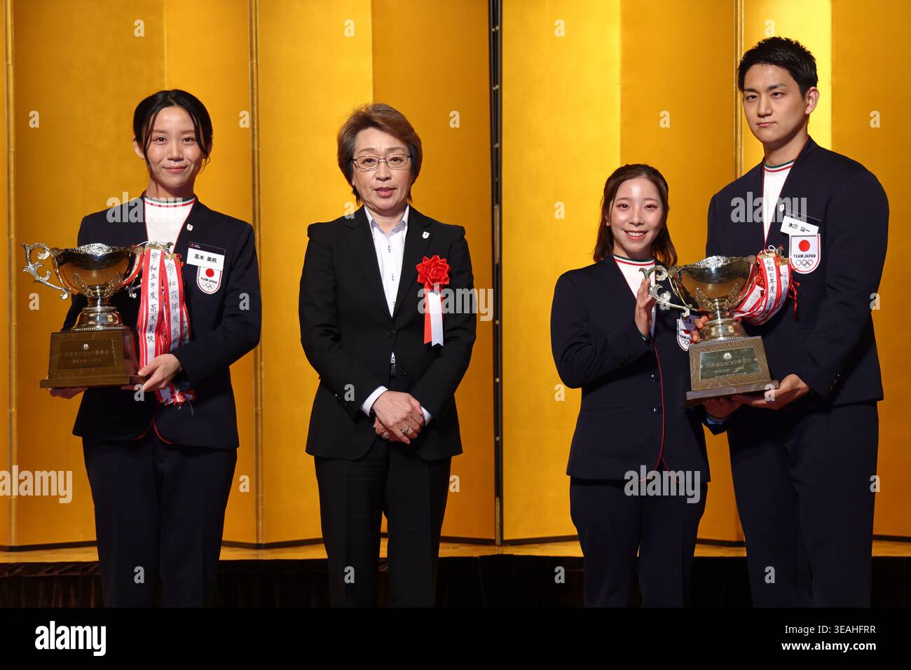 (L-R) Miho Takagi, JOCSeiko Hashimoto, Riku Miura, Ryuichi Kihara ...