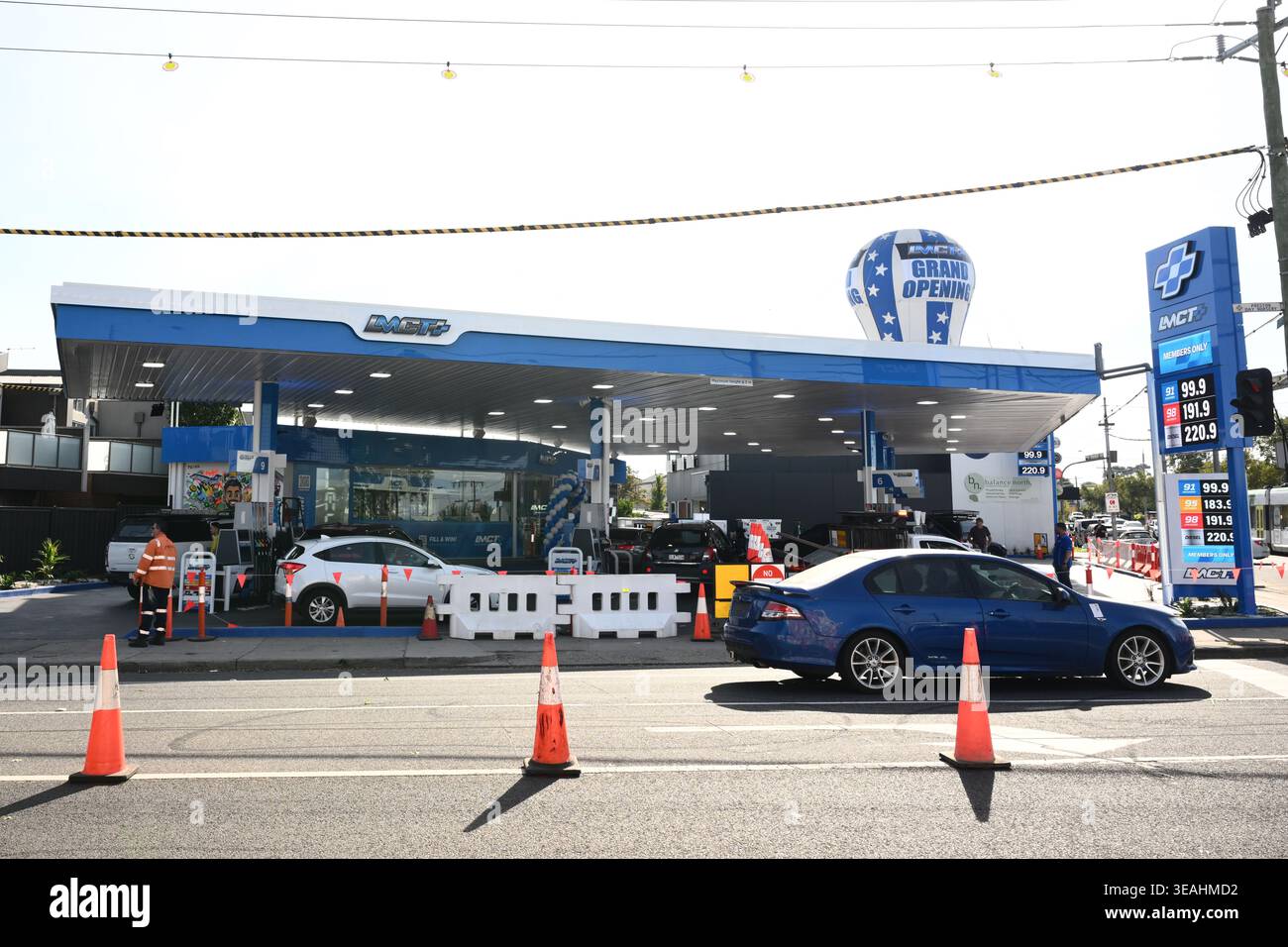 A general view of Adrian Portelli’s new petrol station LMCT+ in Preston ...