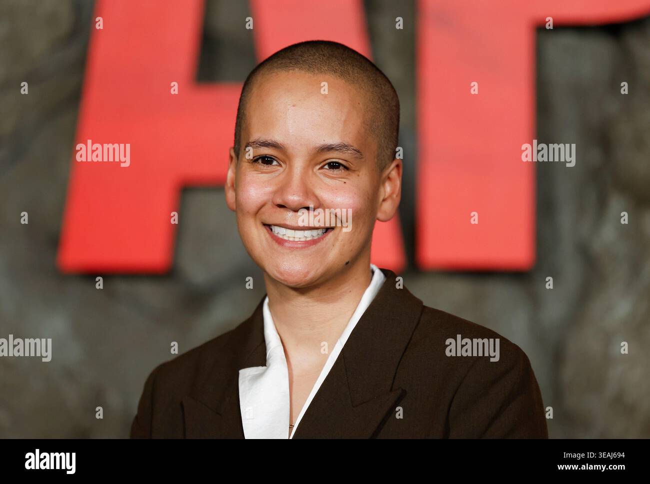 Michelle Evans arrives on the red carpet at Netflix's "APEX" New York ...