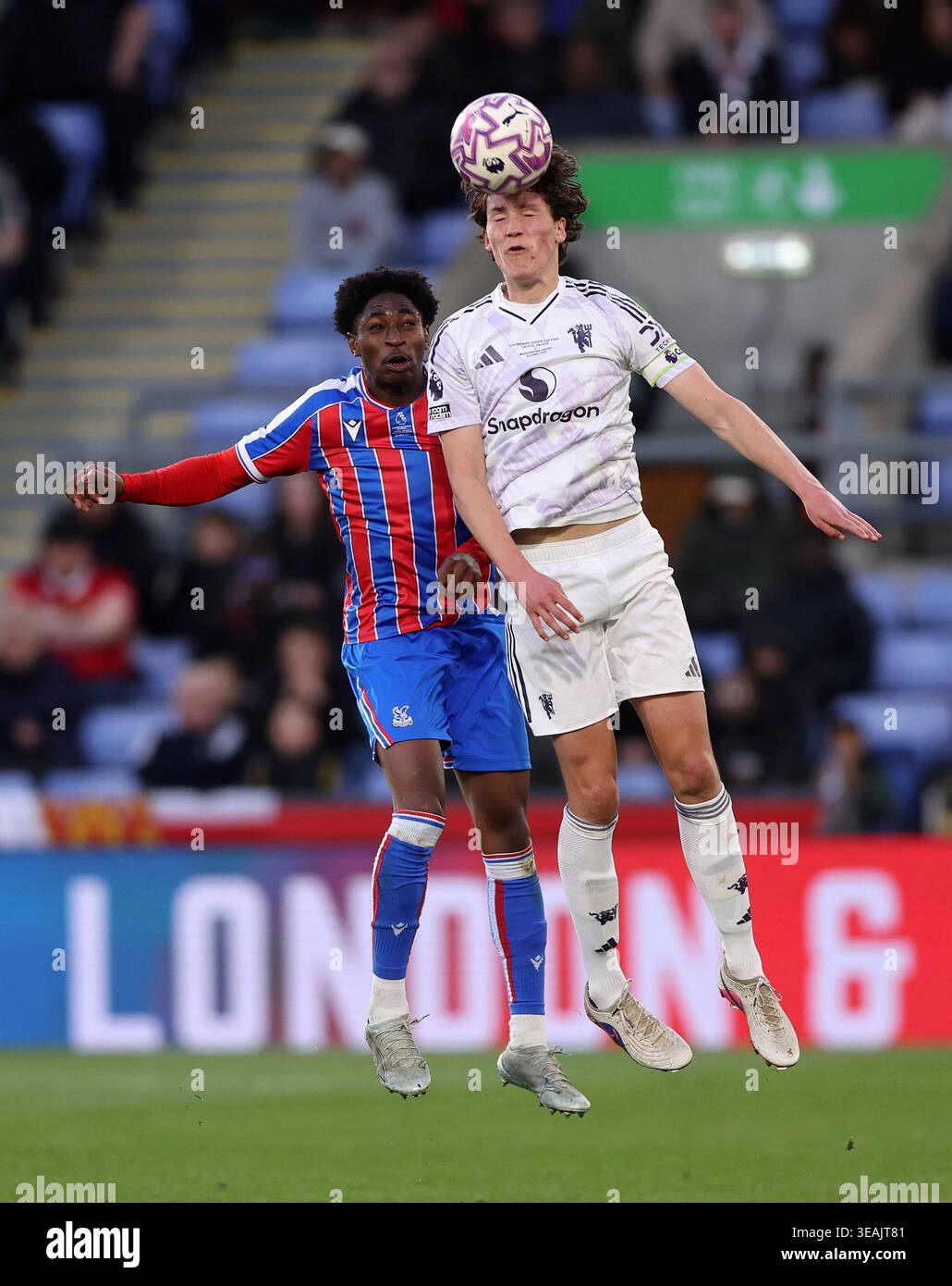London, England, 22nd April 2026. Crystal Palace's Benji Casey with ...