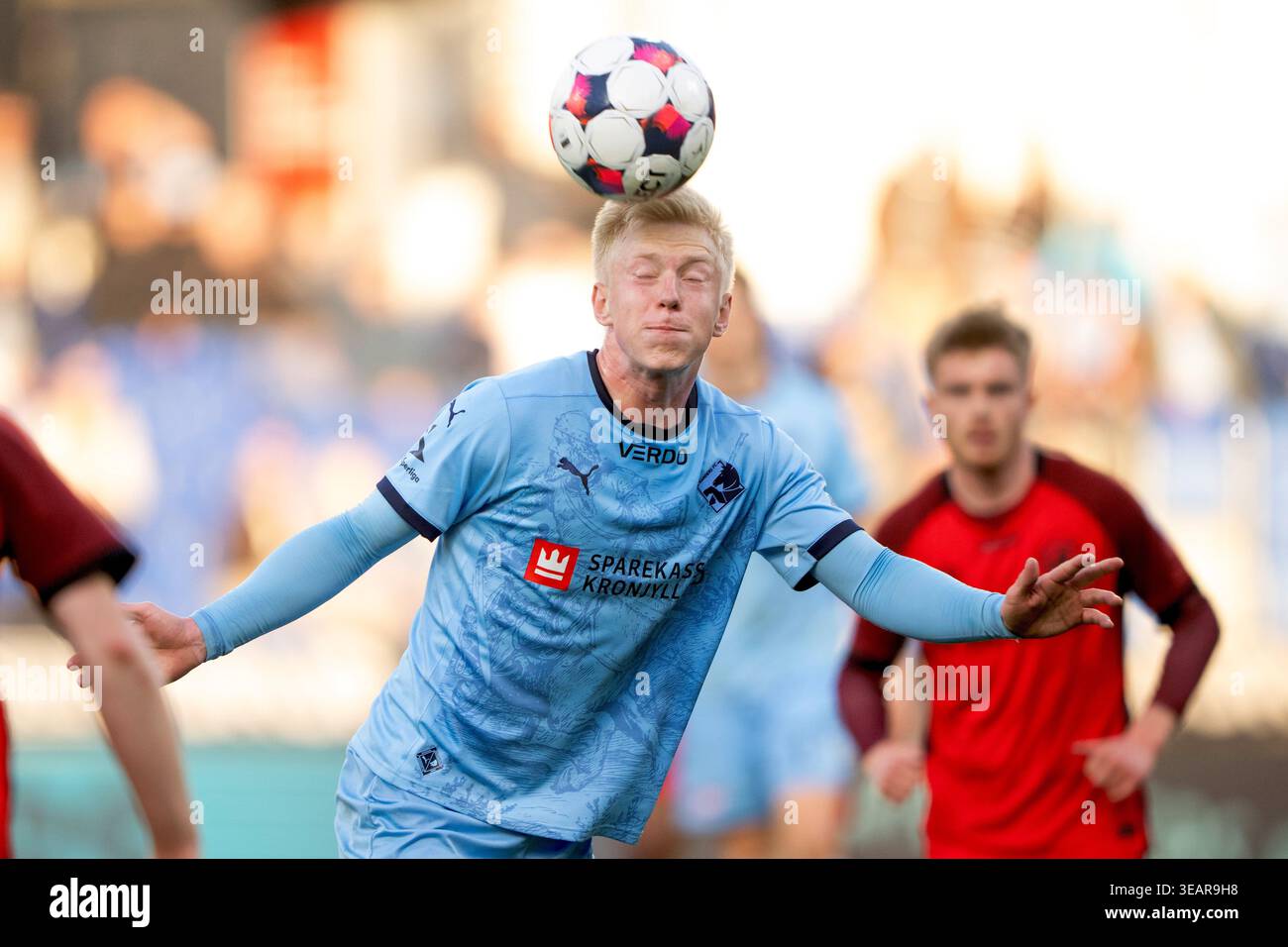 Randers FC's Laurits Pedersen during the match between Randers FC and ...