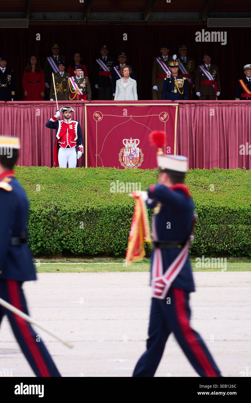 Madrid. Spain. 20260424, The former Queen Sofia attends Oath or pledge ...