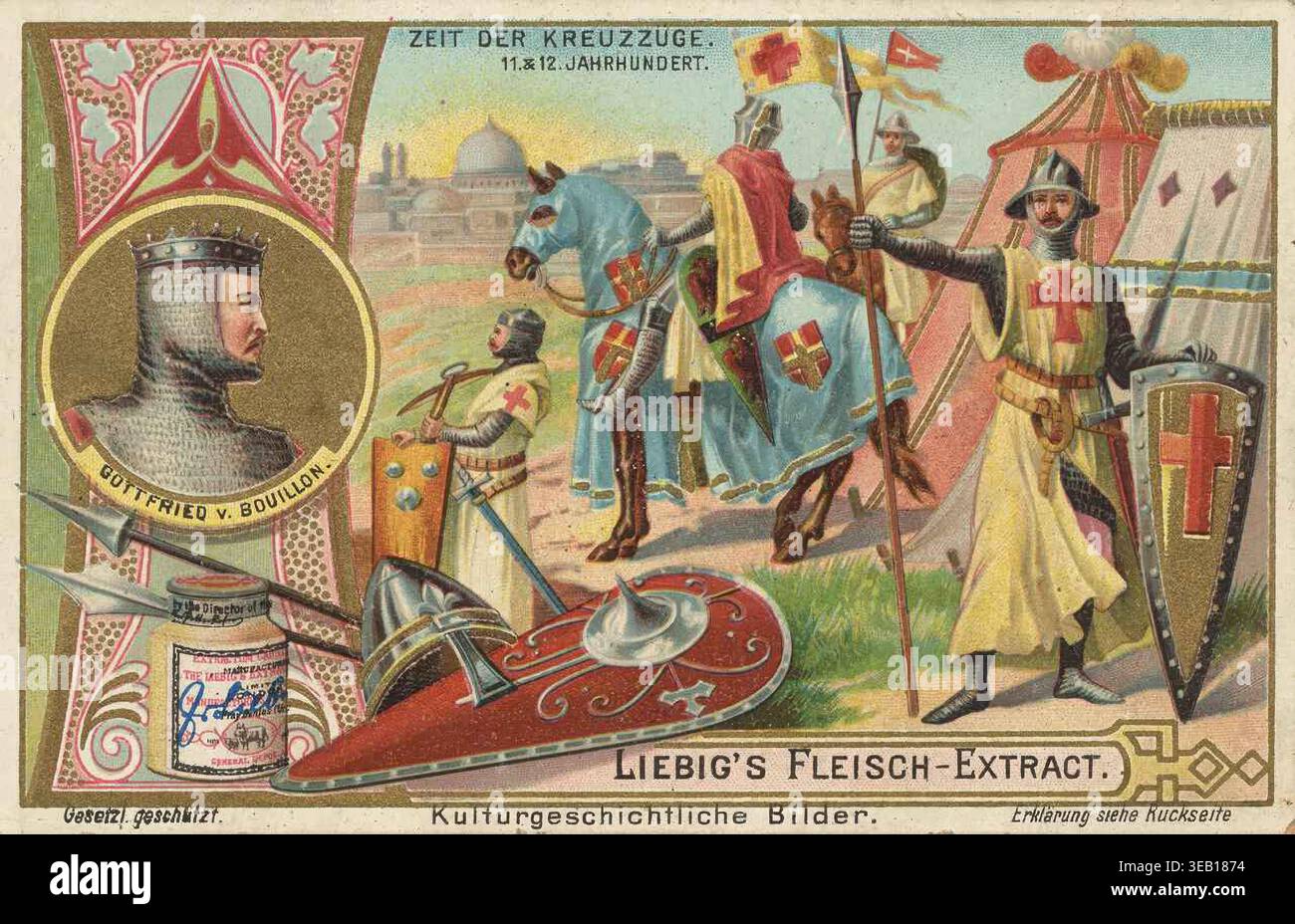 Godfrey of bouillon cross hi-res stock photography and images - Alamy