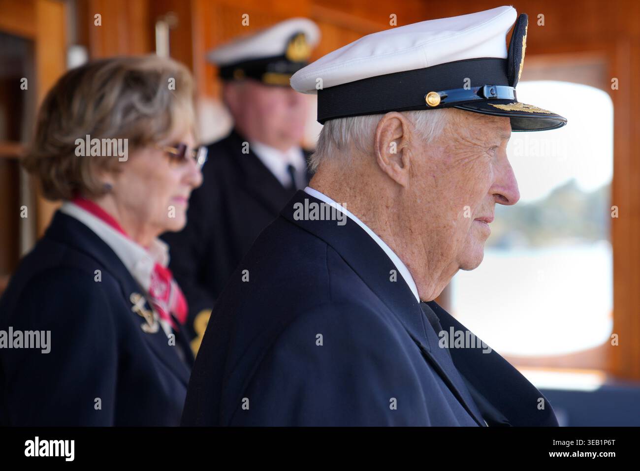 Oslo, Norway 20260424. King Harald, Queen Sonja and Crown Prince Haakon ...