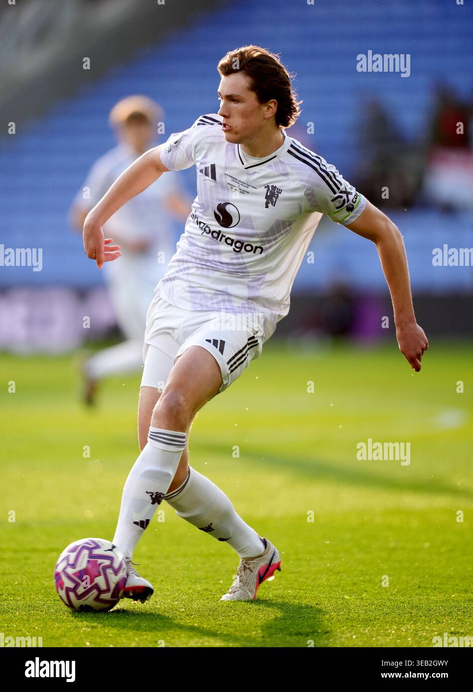 Manchester United's Daniel Armer during the U18 Premier League Cup ...