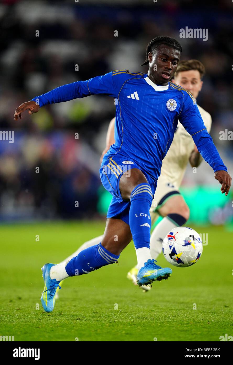 Leicester City's Jeremy Monga during the Sky Bet Championship match at ...