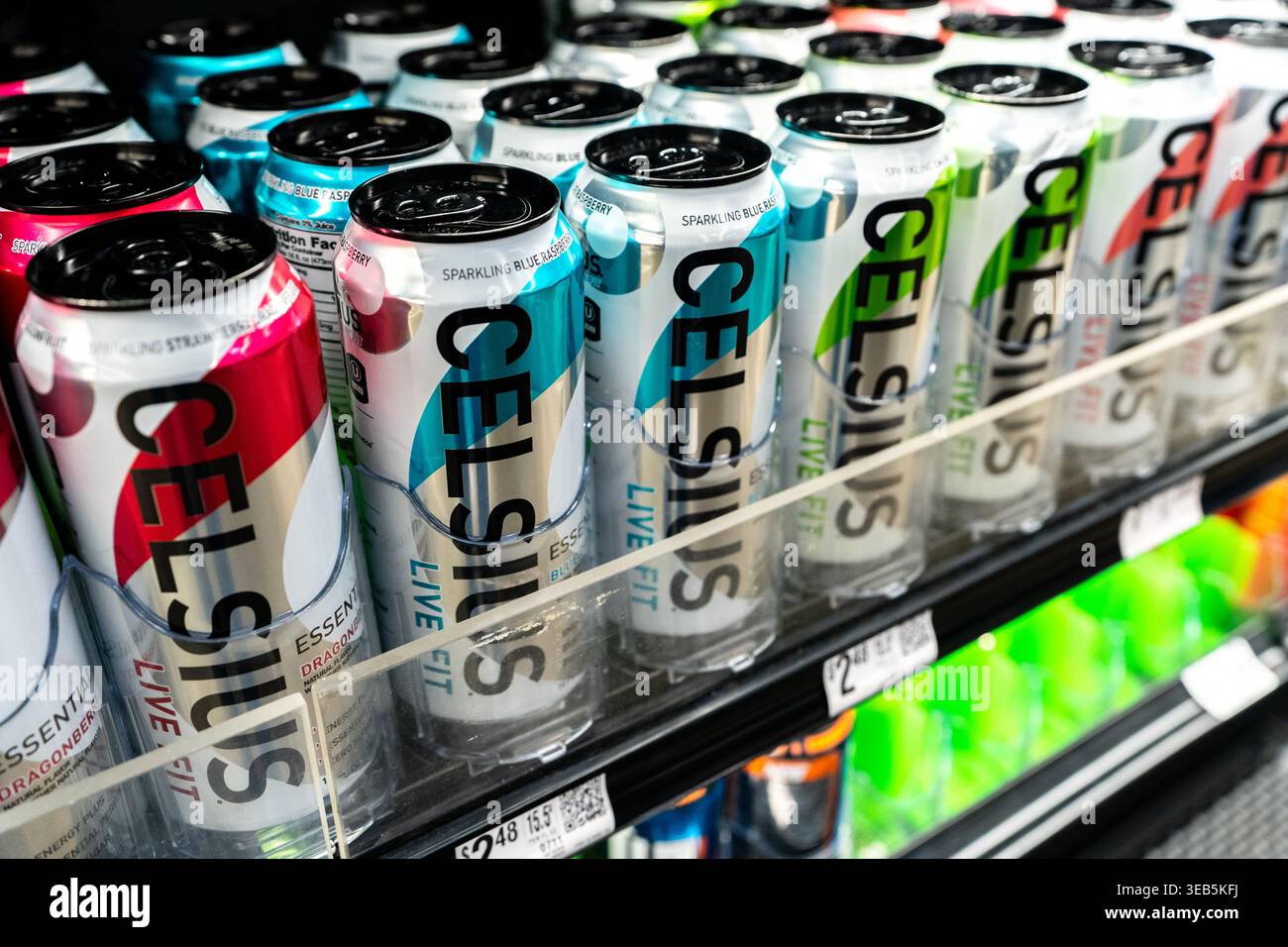 Celsius energy drink hi-res stock photography and images - Alamy