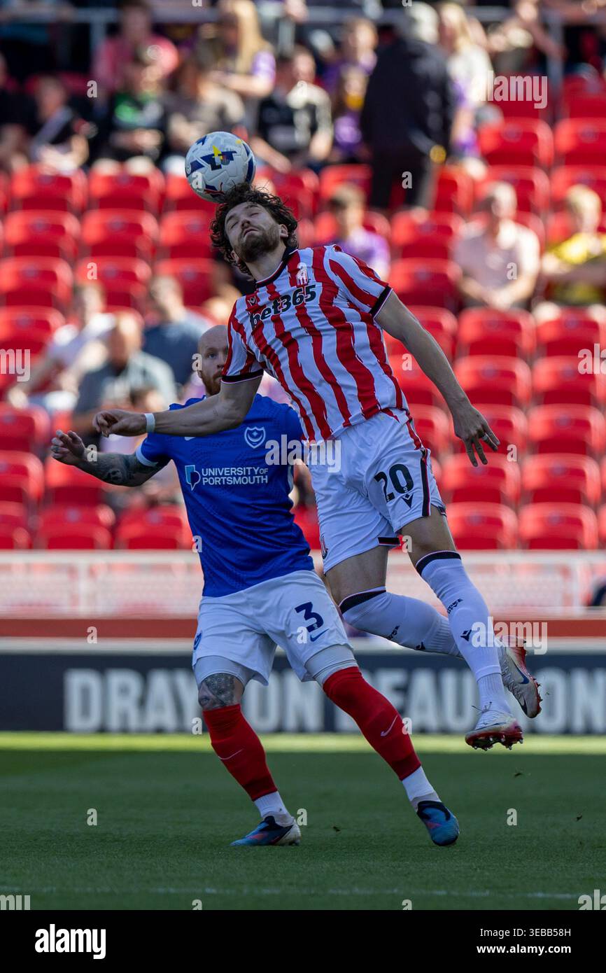 25th April 2026; Bet365 Stadium, Stoke, Staffordshire, England; EFL ...