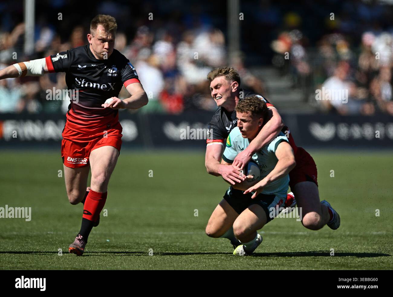 Barnet. United Kingdom. 25 April 2026. Prem Rugby. Saracens Vs ...