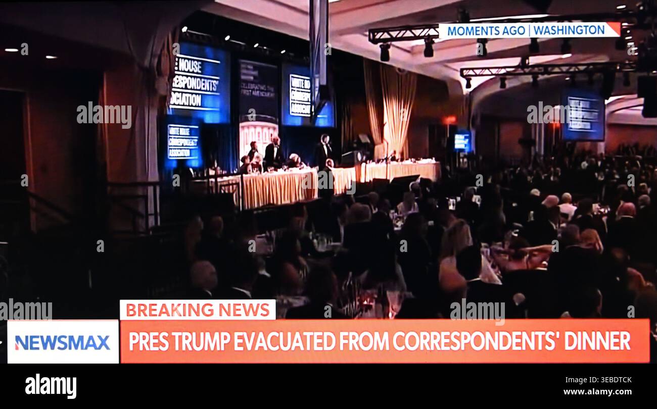 White House Correspondents Dinner 2026 Hi Res Stock Photography And