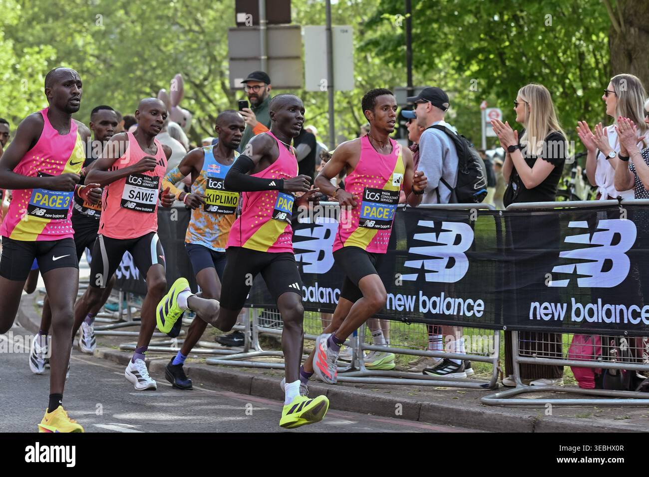 Elite runners including New record Holder Tigst Assefa seen at the 11th ...