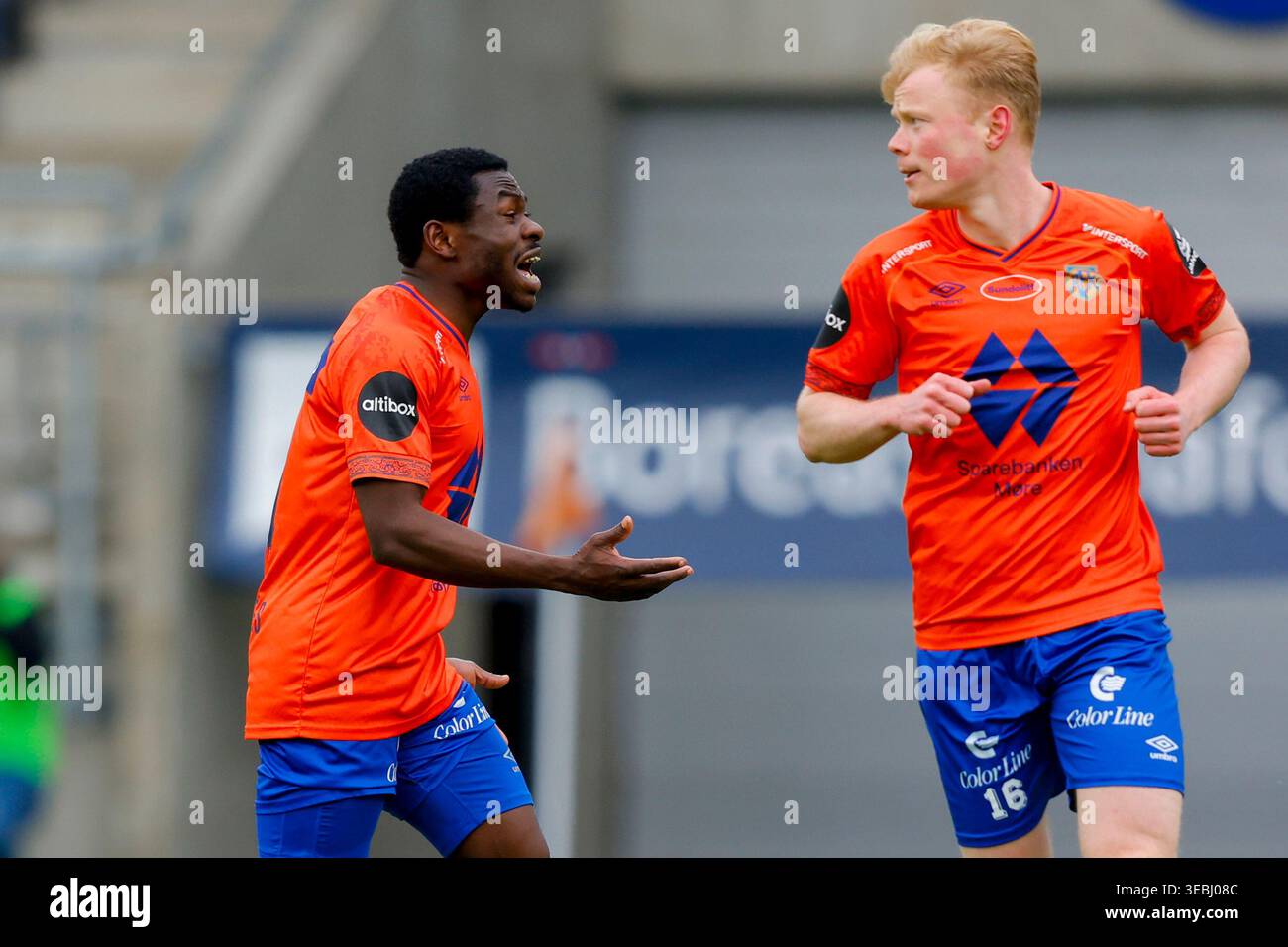 Ålesund 20260426. Aalesunds Uba Charles under eliteseriekampen i ...