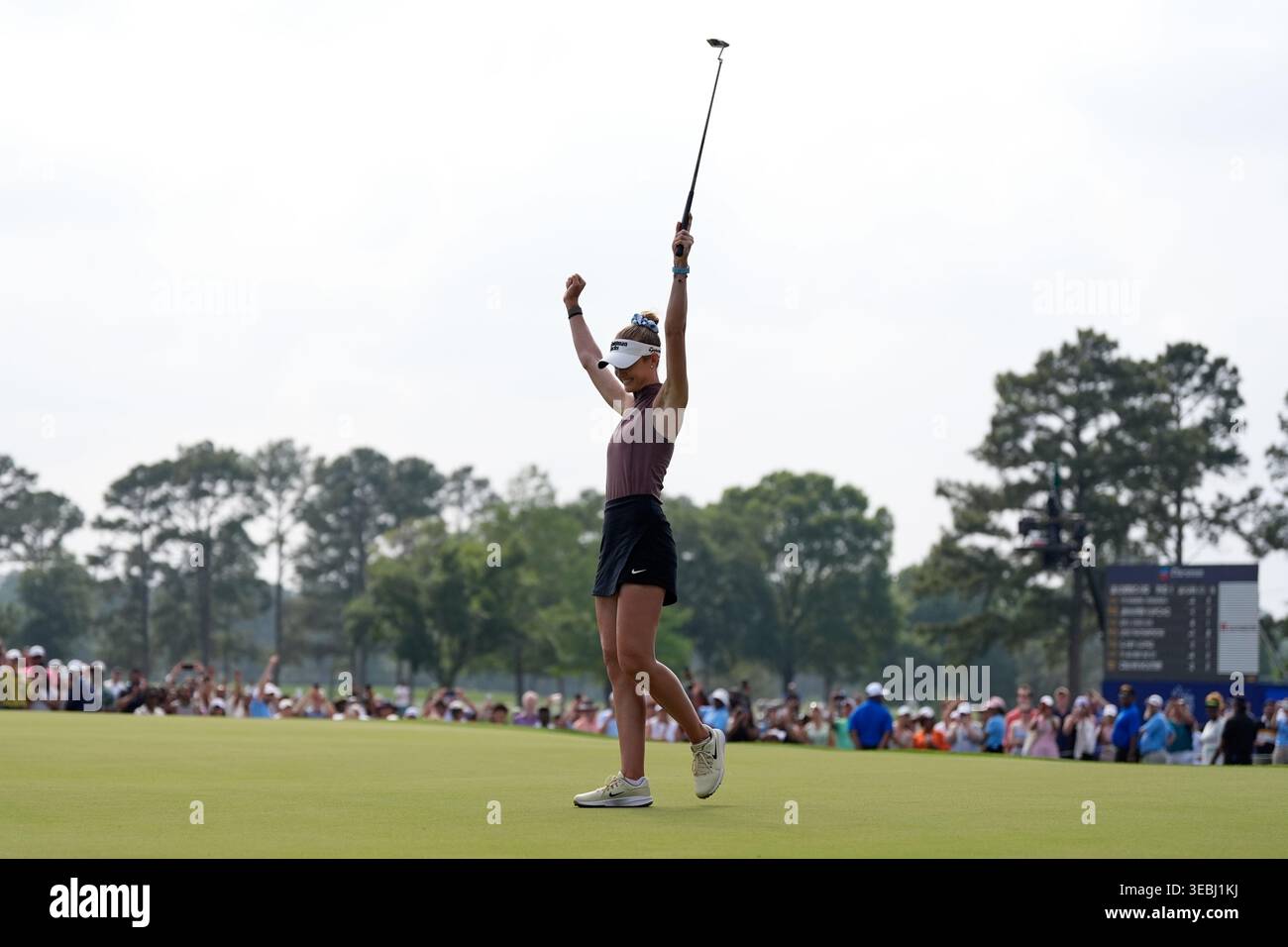 Nelly Korda celebrate after winning the Chevron Championship LPGA golf ...