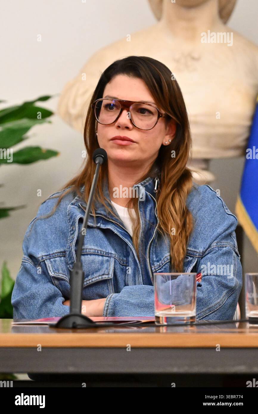 Emma Marrone during the press conference to present Rock in Rome 2026 ...